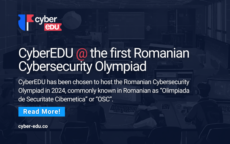 CyberEDU hosts the Romanian Cybersecurity Olympiad in 2024